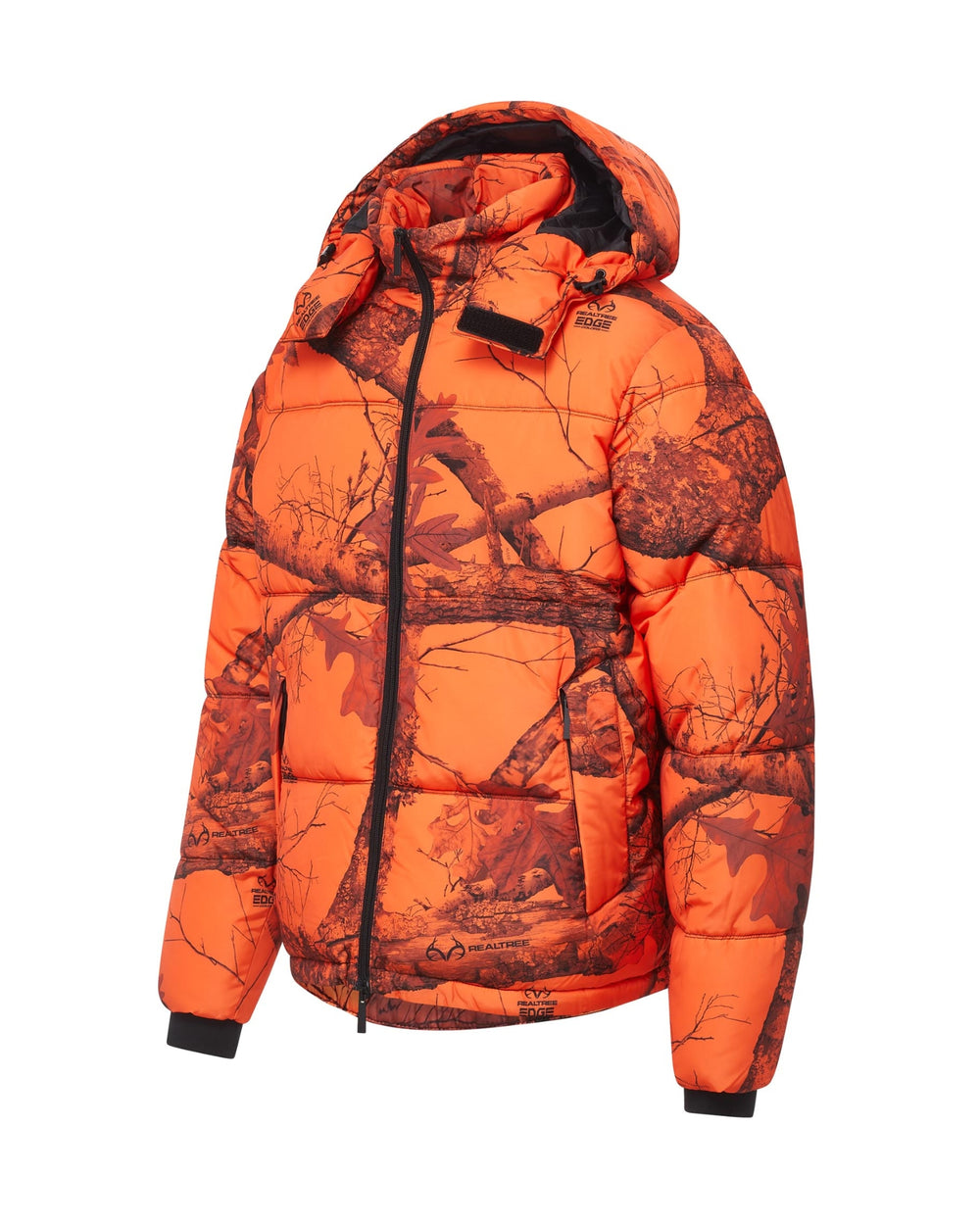 Realtree EDGE® Hooded Puffer - Orange Camo