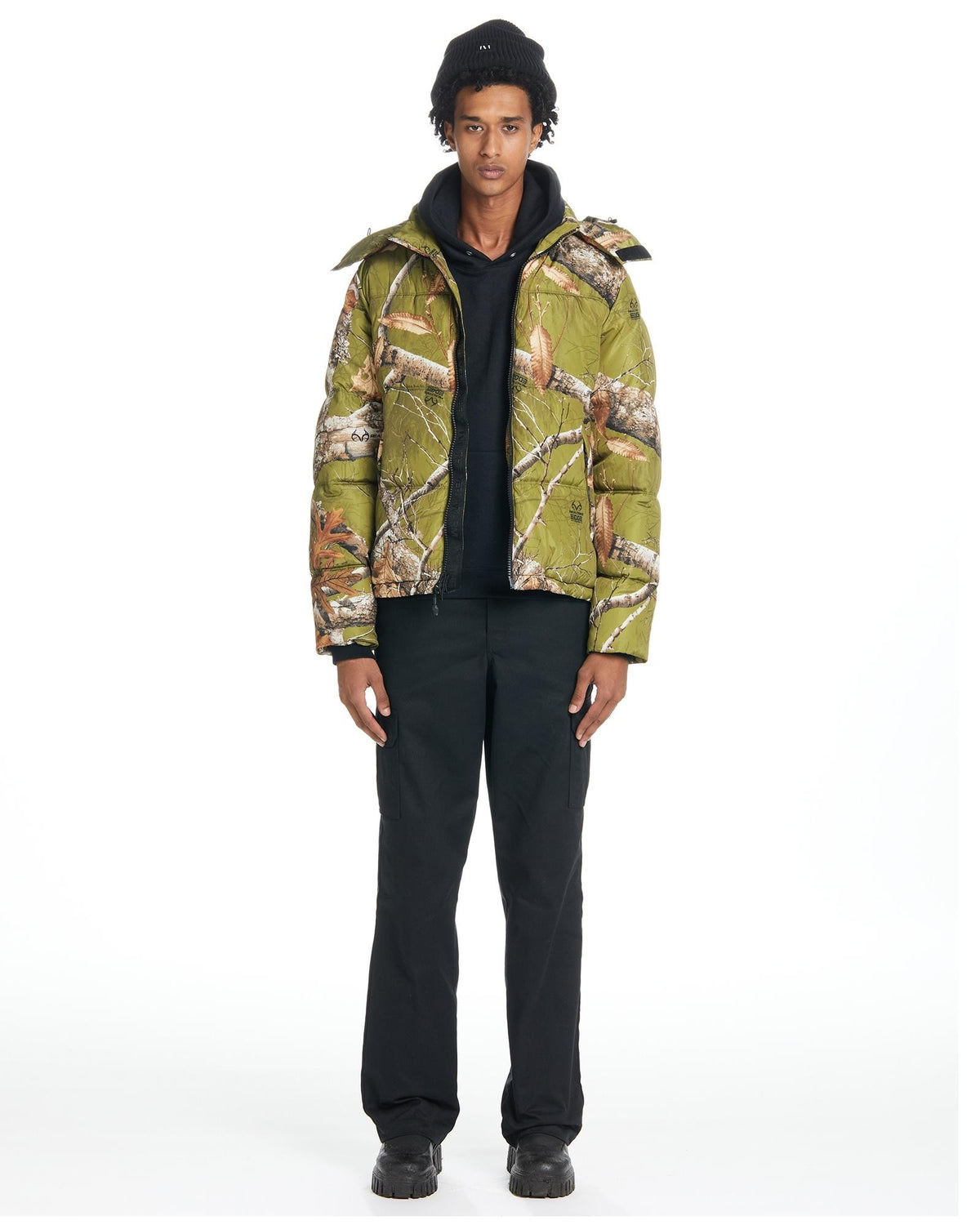 Realtree EDGE® Hooded Puffer - Moss Camo