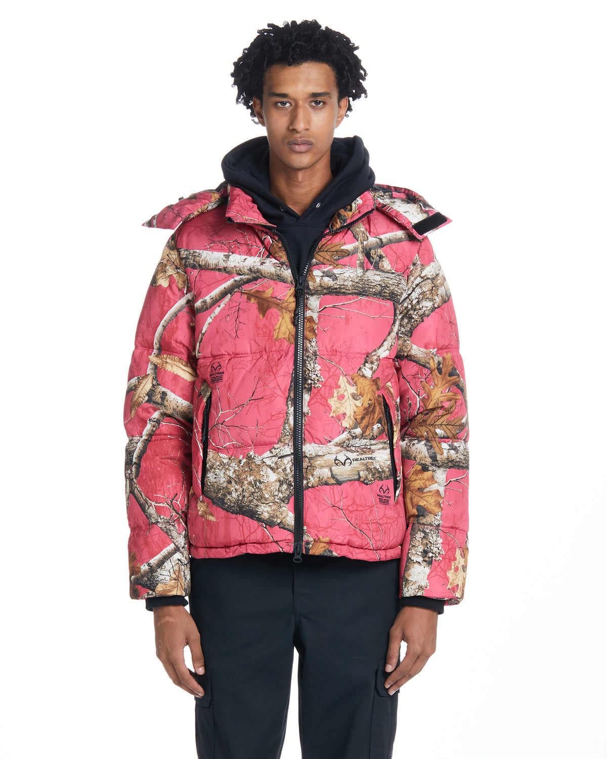Realtree EDGE® Hooded Puffer - Flamingo