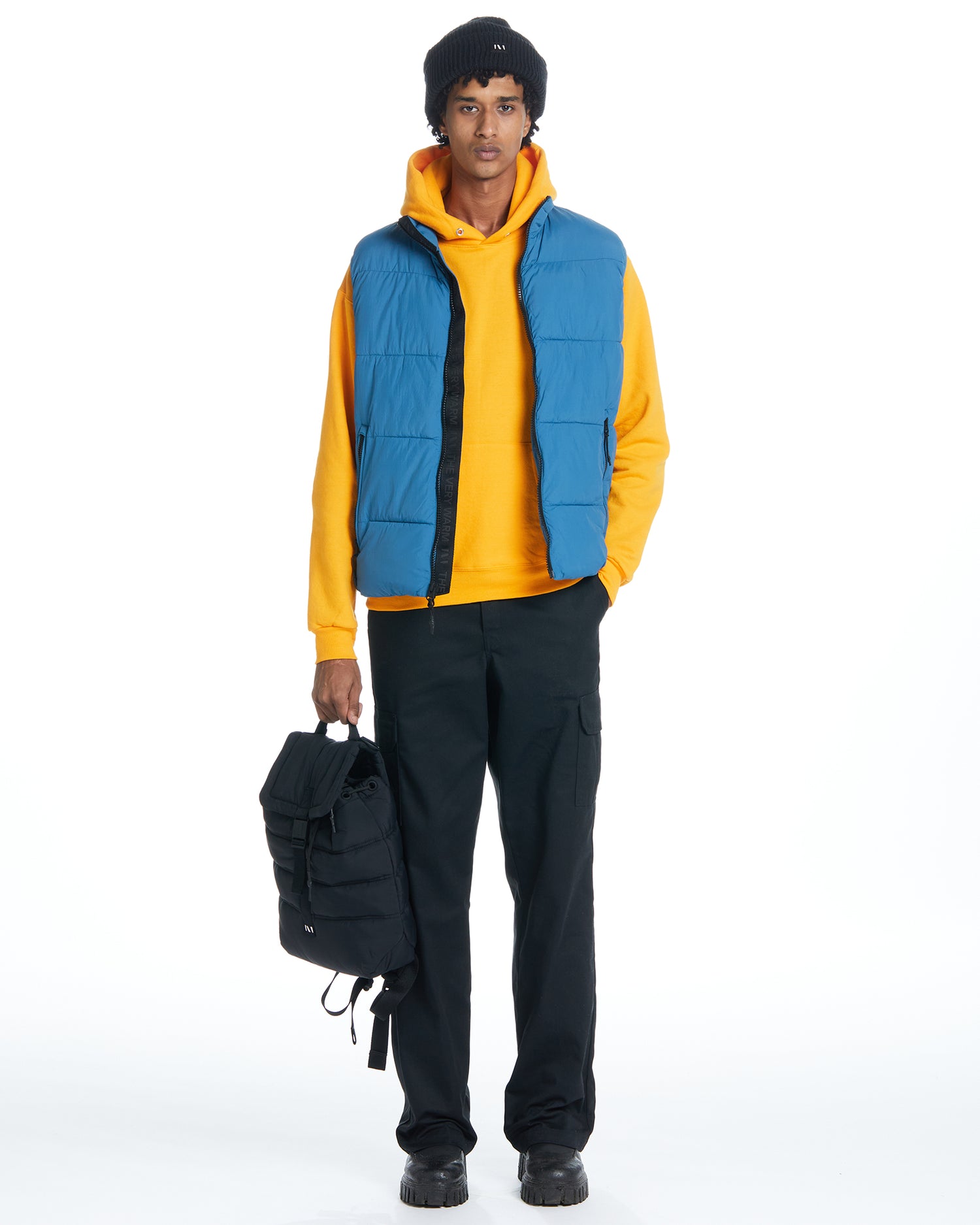 Puffer Vest - Blue Steel